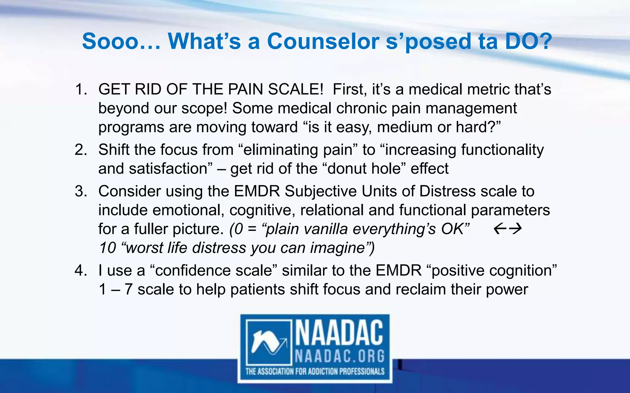 ACT and EMDR for Chronic Pain - FINAL .pptx