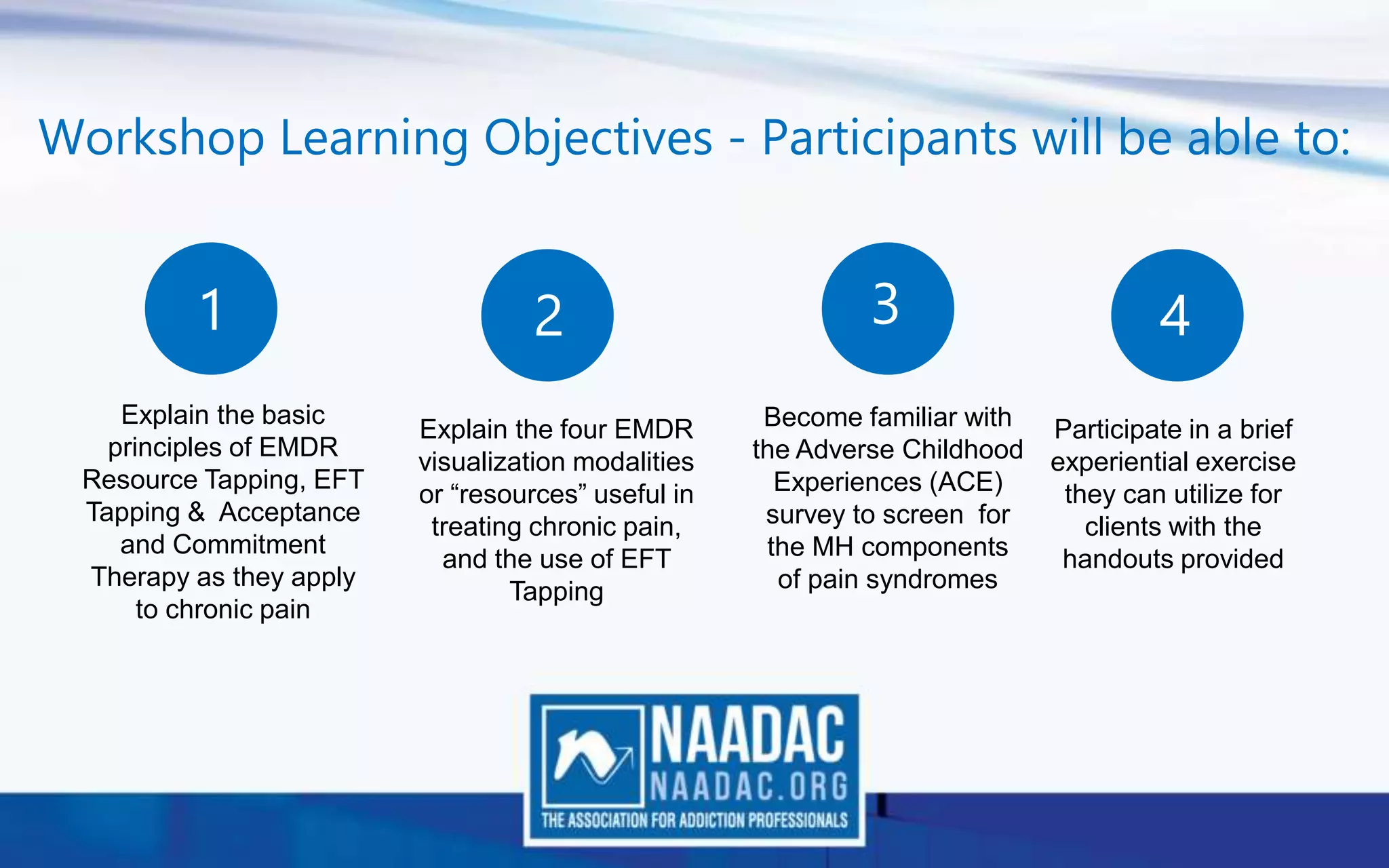 ACT and EMDR for Chronic Pain - FINAL .pptx