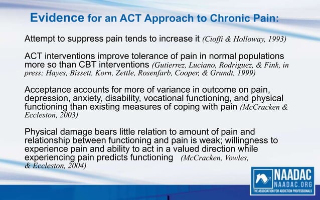 ACT and EMDR for Chronic Pain - FINAL .pptx