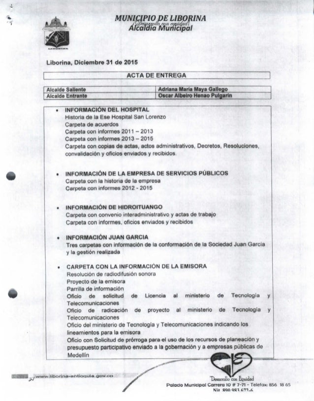 Acta De Entrega De Materiales Morro Acta De Entrega De Materiales Acta De Entrega De Materiales Morro Acta De Entrega De Materiales