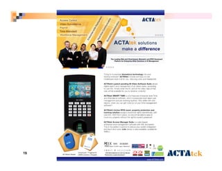 ACTAtek unique features | PPT