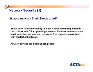 ACTAtek unique features | PPT