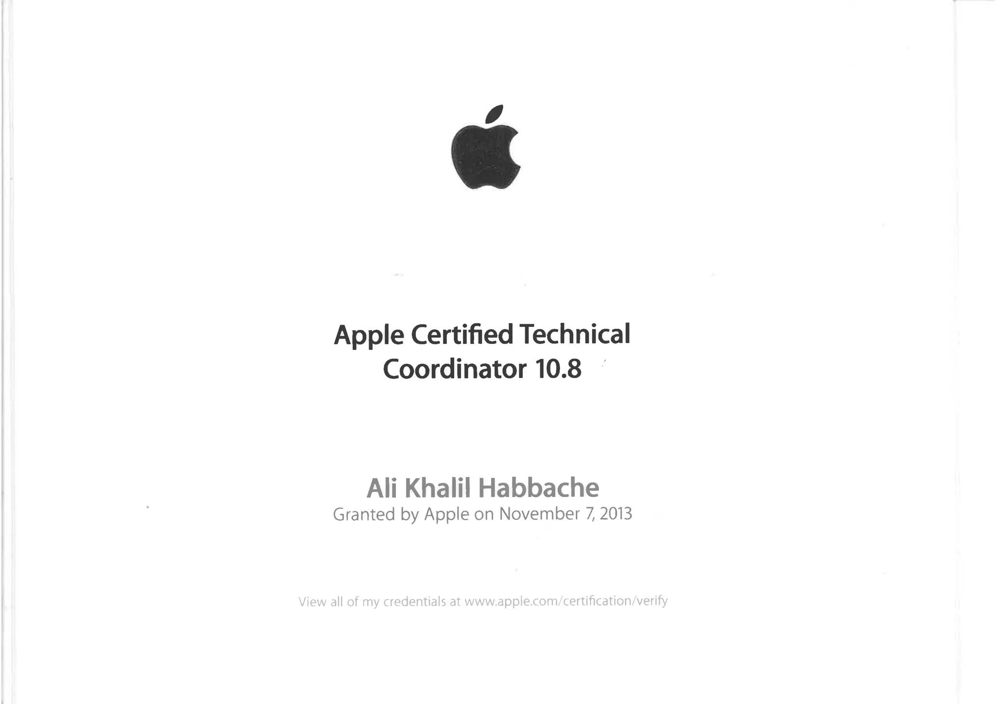 Apple Certified Technical Coordinator 10.8 | PDF