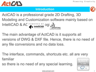 Act cad 2019_presentation | PDF