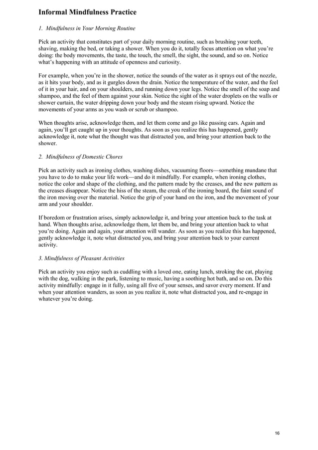 Complete Set of Client Handouts and Worksheets from ACT books | PDF