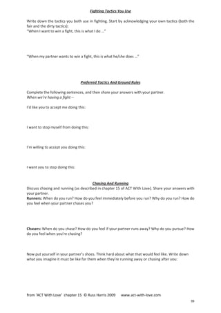 Complete Set of Client Handouts and Worksheets from ACT books | PDF