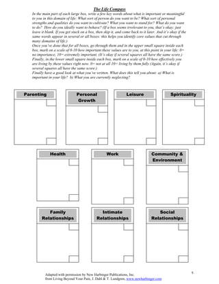 Complete Set of Client Handouts and Worksheets from ACT books | PDF