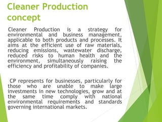 Cleaner Production | PPTX
