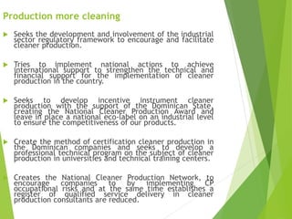 Cleaner Production | PPTX