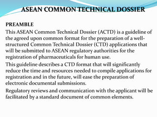 ACTD- ASEAN | PPTX