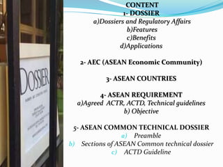 ACTD- ASEAN | PPTX