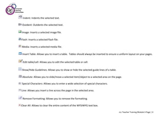 Module 4: The WYSIWYG Editor | PDF