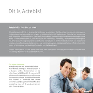 Actebis brochure | PDF