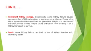 Acute renal failure | PPTX