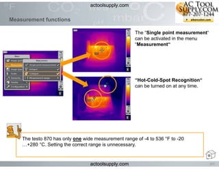 Testo 870 Thermal Camera | PDF | Cameras and Camcorders | Consumer ...
