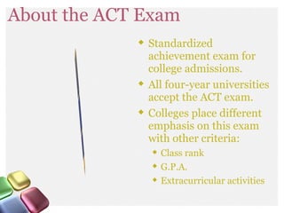 Act Exam | PPT