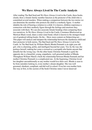 Act Example Essays | PDF