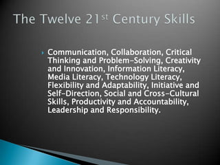 ACTFL 21st century skills map explanation | PPT