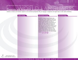 ACTFL World Language 21st century skills map | PDF