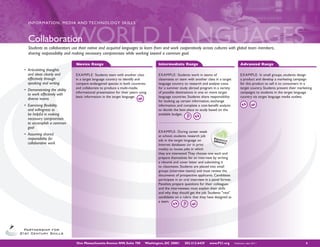 ACTFL World Language 21st century skills map | PDF