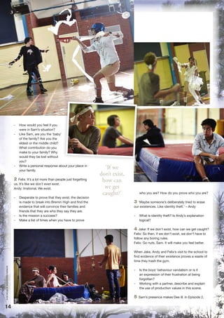 Study Guide for TV series Nowhere Boys | PDF