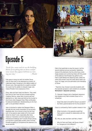 Study Guide for TV series Nowhere Boys | PDF