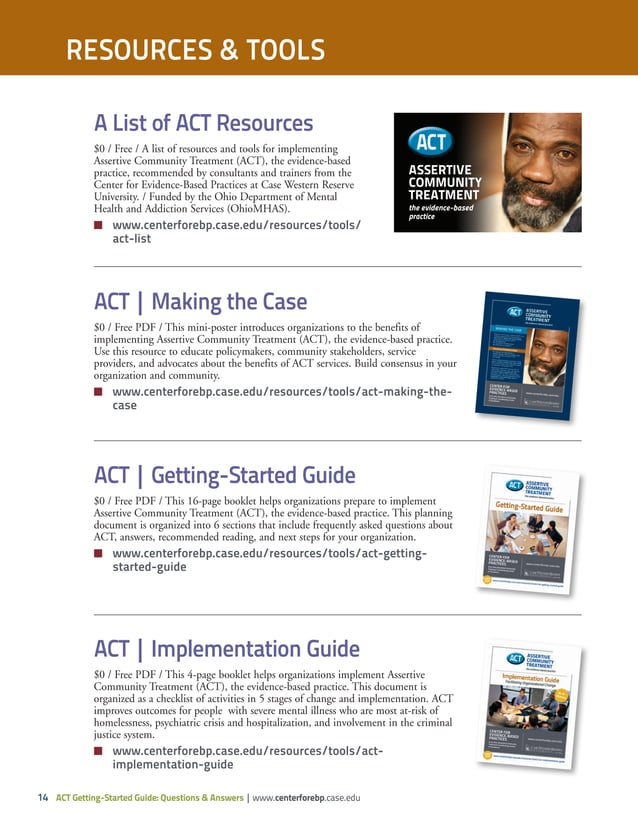 ACT - Getting Started Guide | PDF