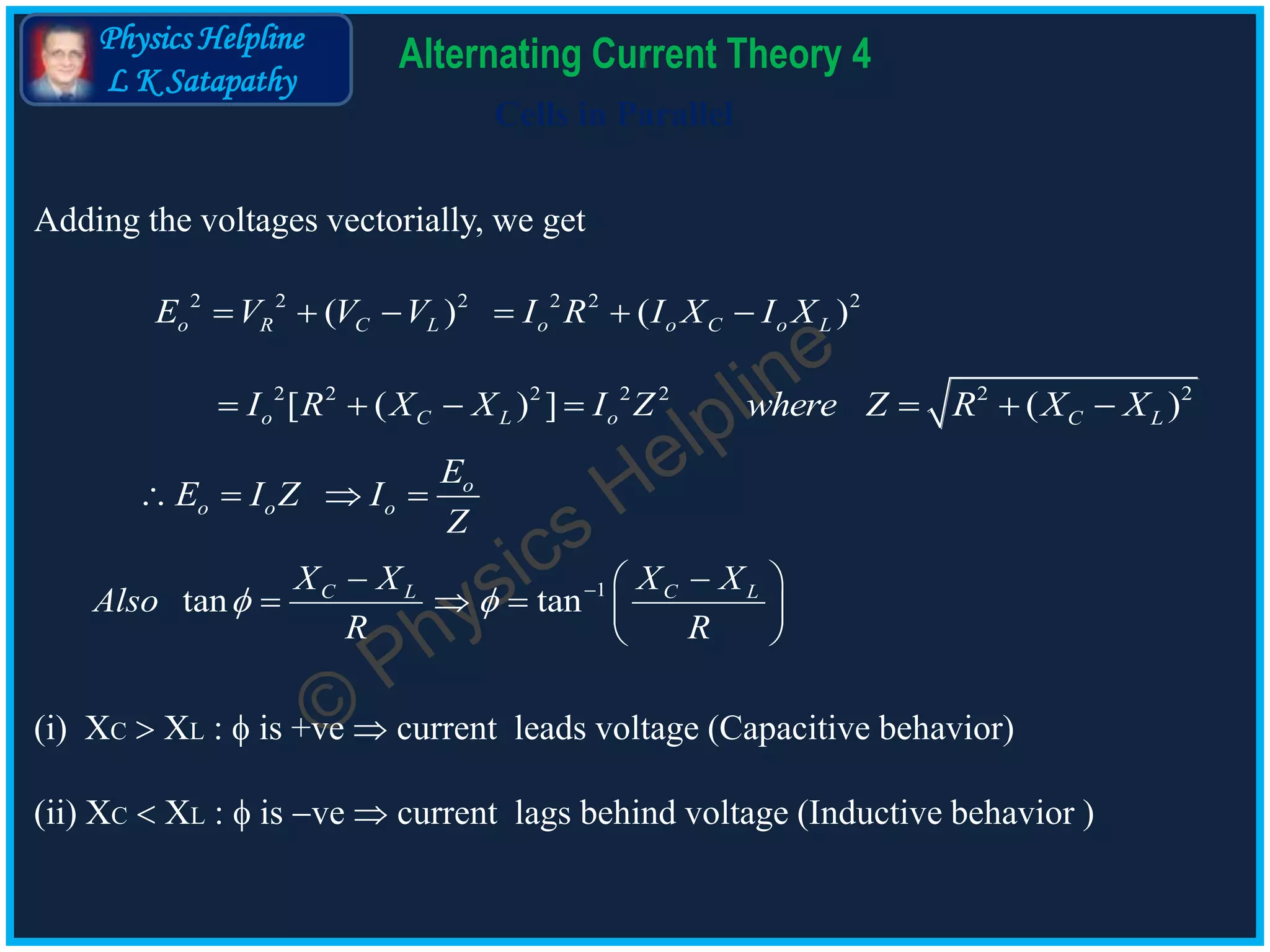 Alternating Current Theory 4 | PPTX