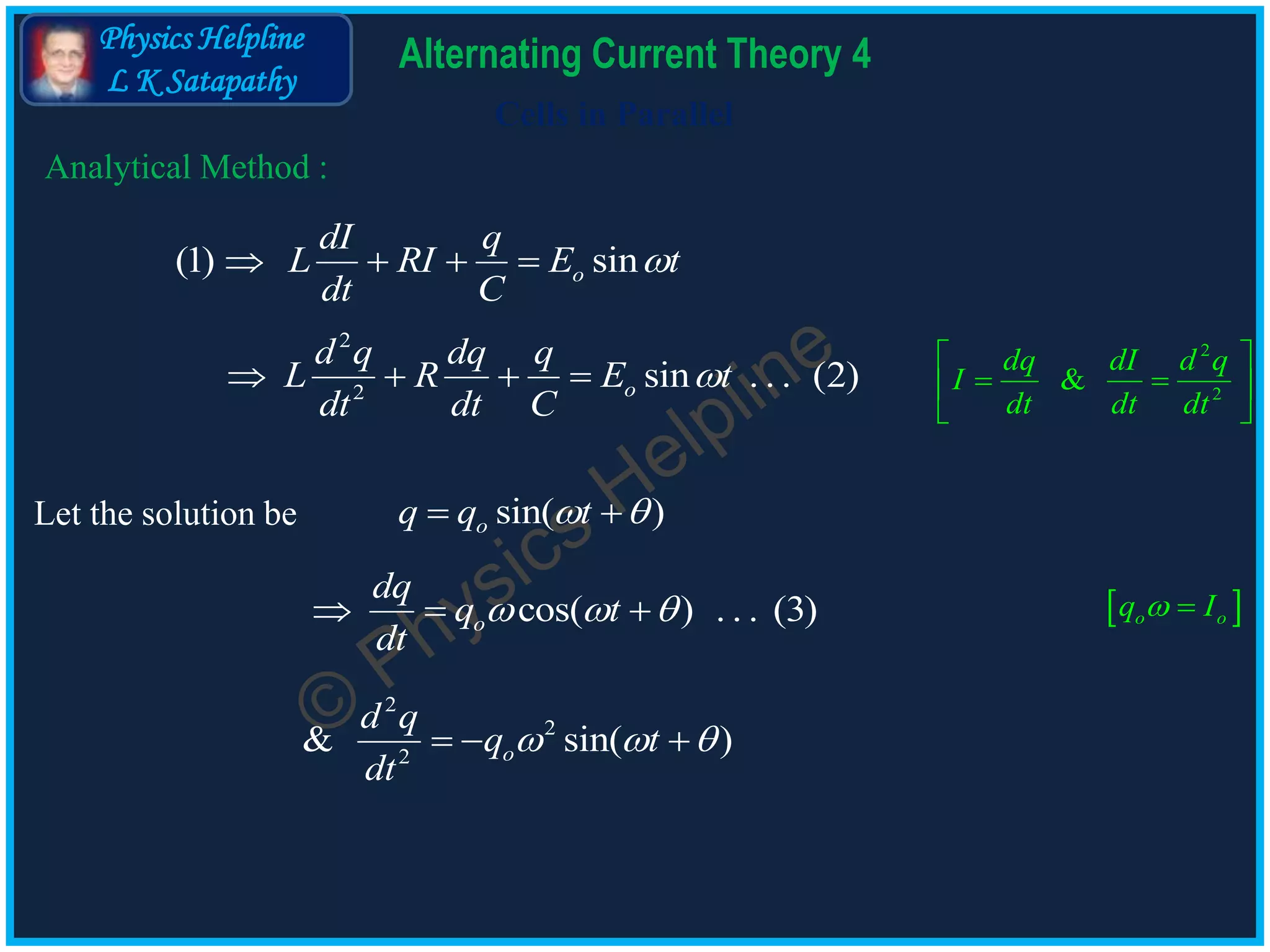 Alternating Current Theory 4 | PPTX