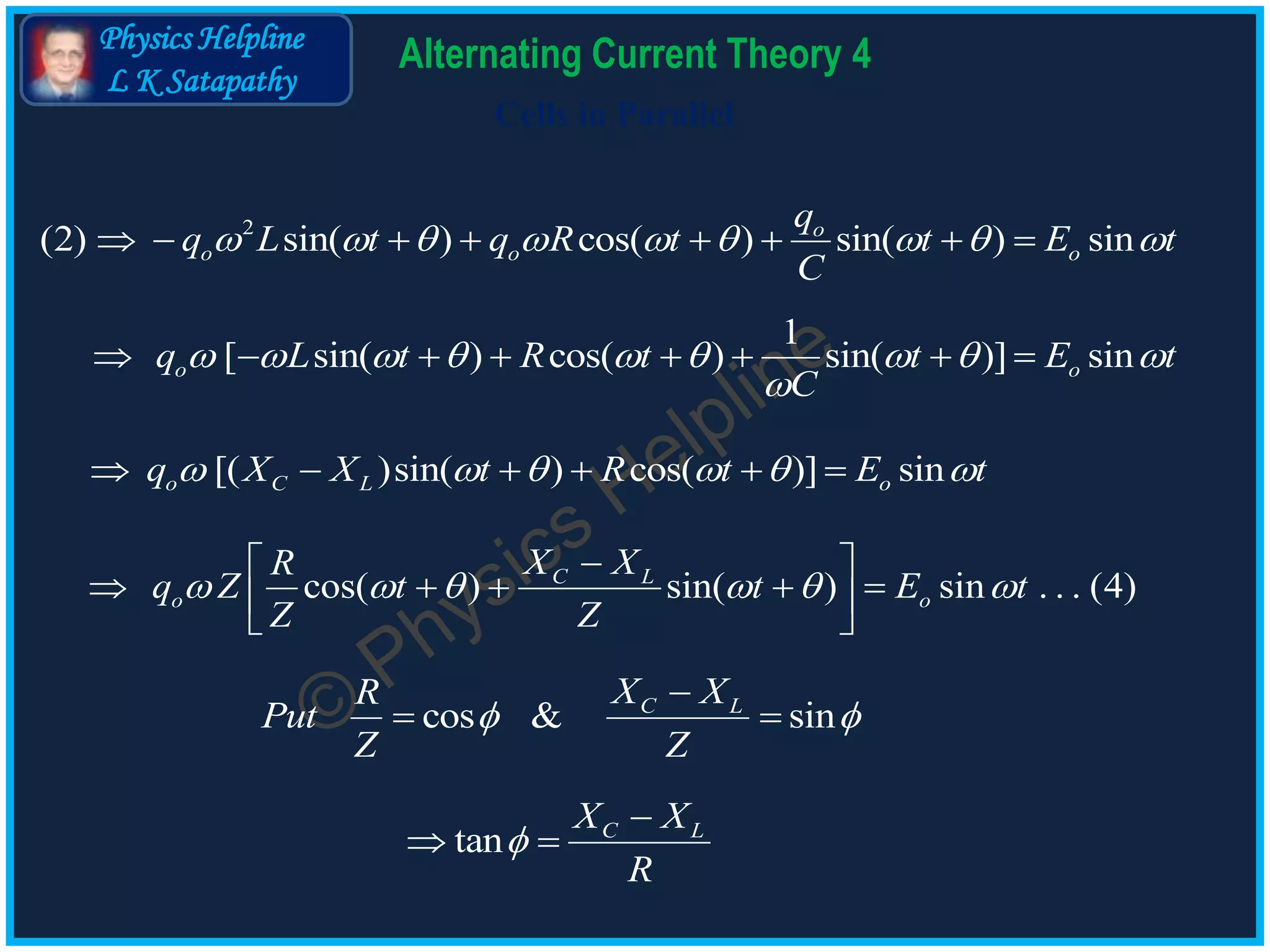Alternating Current Theory 4 | PPTX