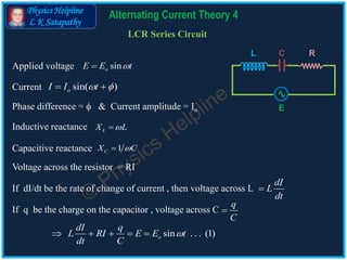 Alternating Current Theory 4 Pptx