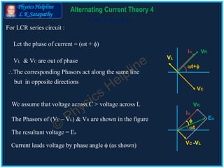 Alternating Current Theory 4 | PPTX