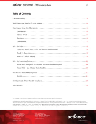 Compliance Guide for NFA-Registered Firms | PDF | Social Networking ...