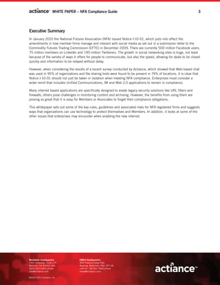 Compliance Guide for NFA-Registered Firms | PDF | Social Networking ...