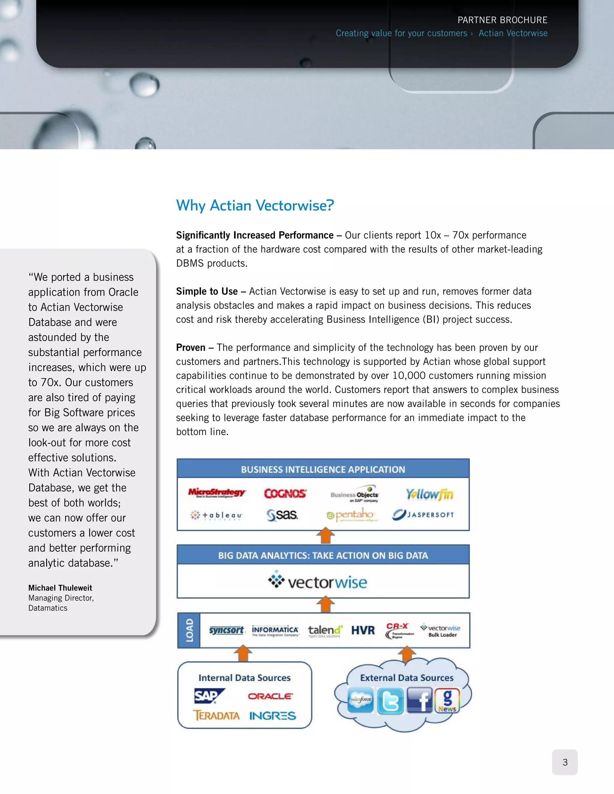 Actian Partner Brochure | PDF