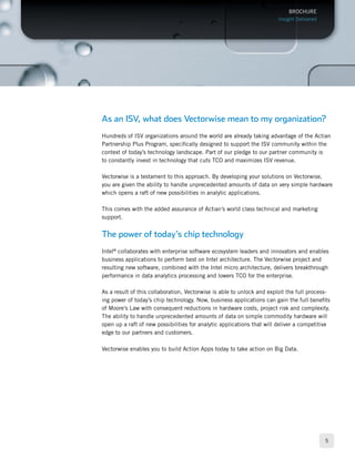 Actian Vectorwise Brochure | PDF