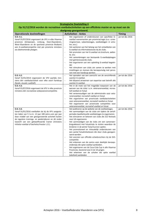 Actieplan VFV basisopdrachten 2016 | PDF