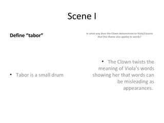 Twelfth Night act 3 question and answers. | PPT
