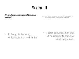 Twelfth Night act 3 question and answers. | PPT