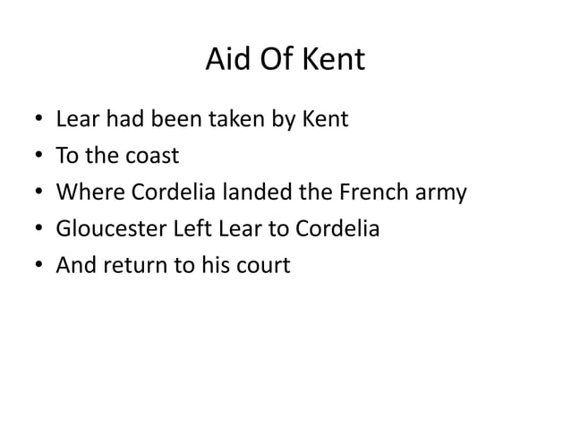 Act iii of william shakespeares king lear | PPT