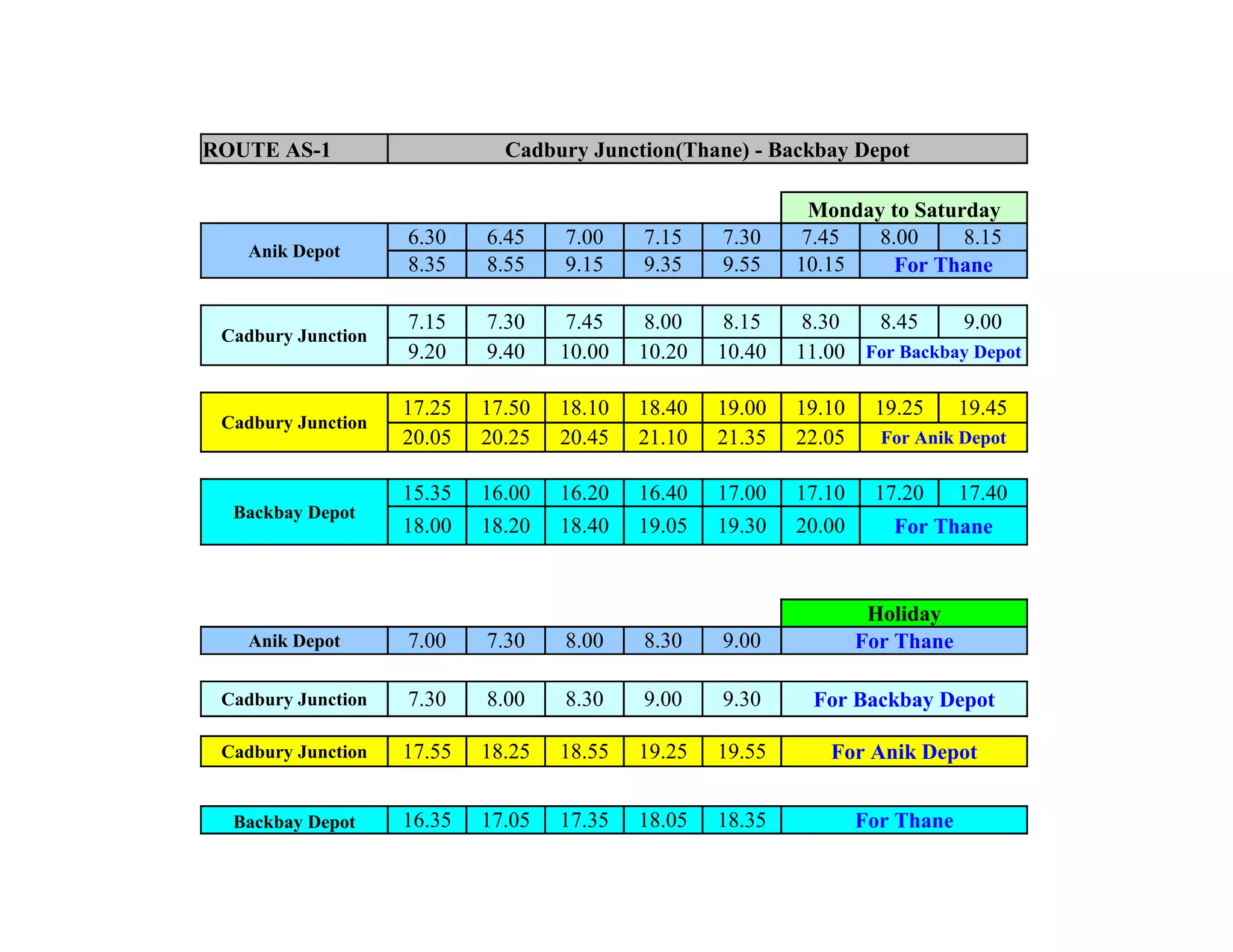 Ac time table | PDF | Rail Travel | Travel Type
