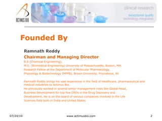 Actimus Biosciences | PPT