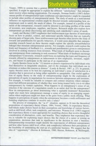 Acting As If Differentiating Entrepreneurial From Organizational Behavior | PDF