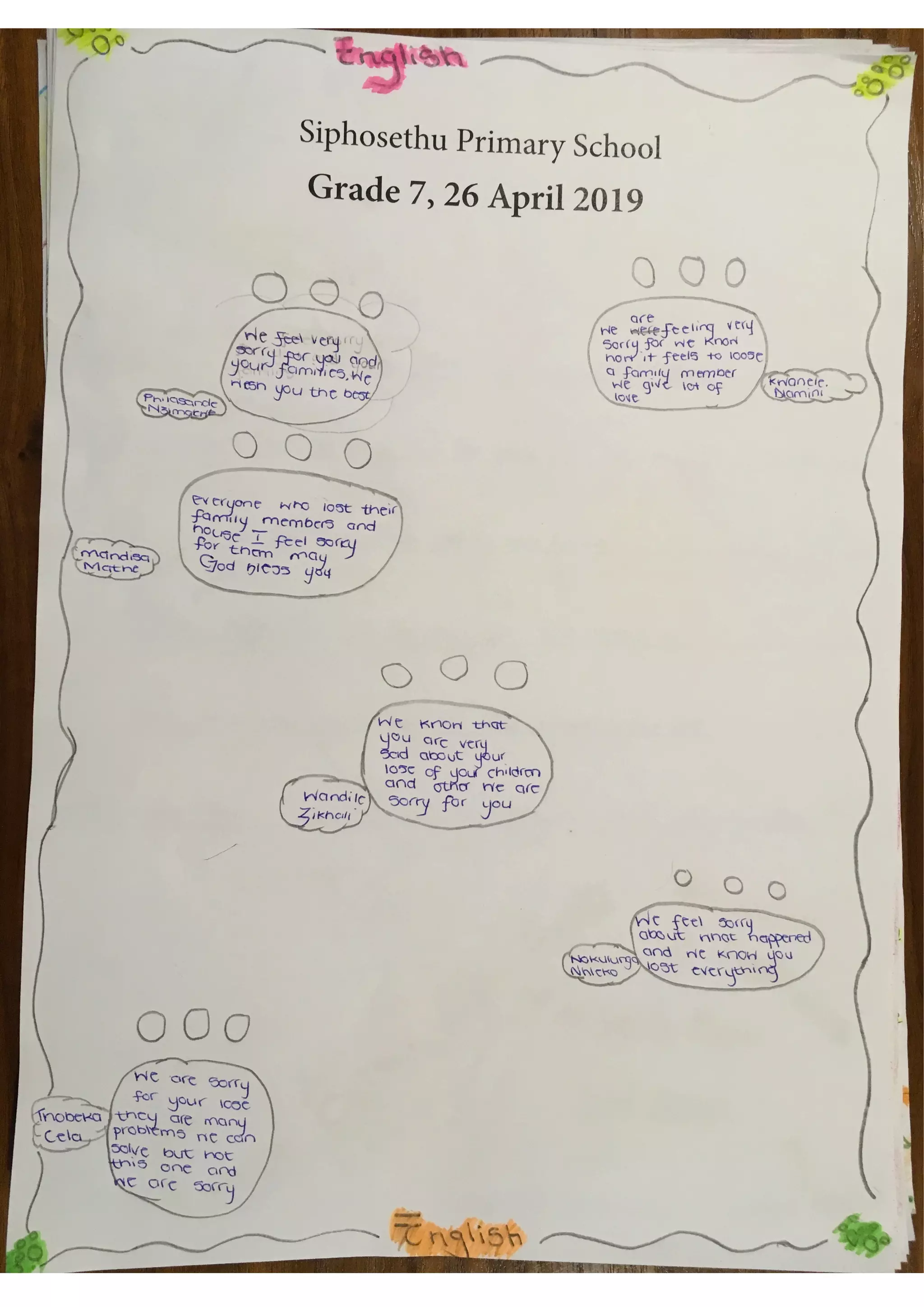 Grade 7 Students Act with Empathy to Flood Disaster | PDF