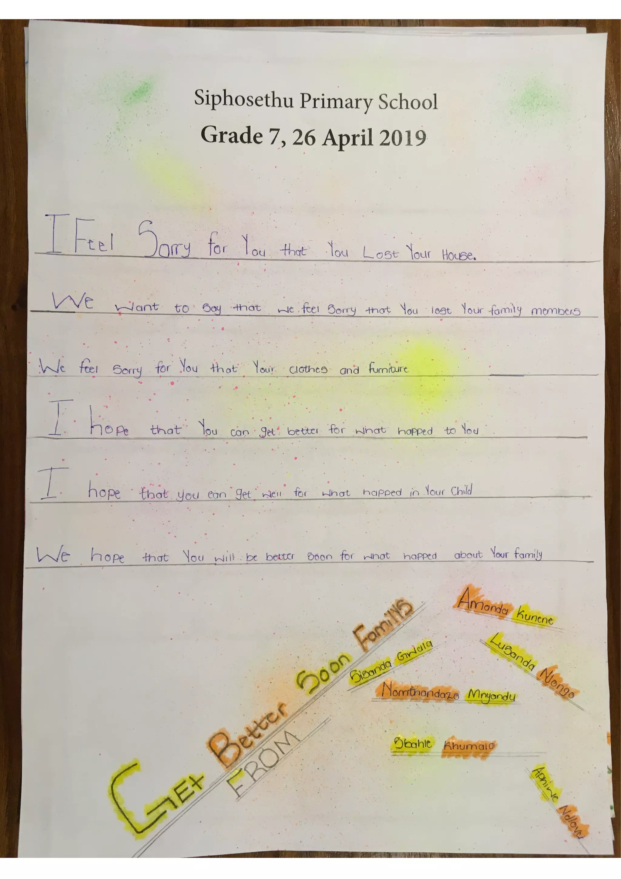 Grade 7 Students Act with Empathy to Flood Disaster | PDF