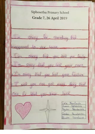 Grade 7 Students Act with Empathy to Flood Disaster | PDF