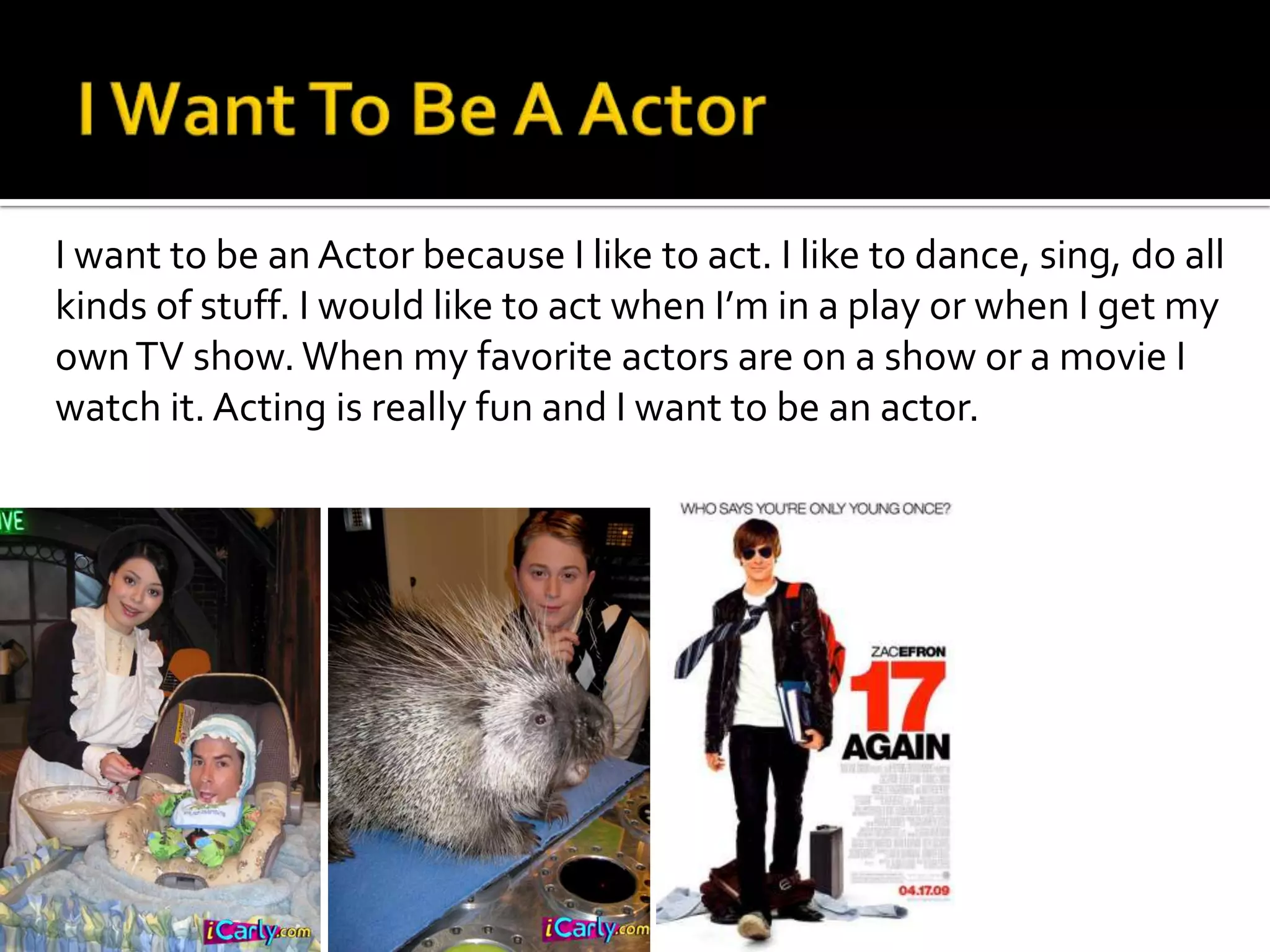 Acting power point | PPT