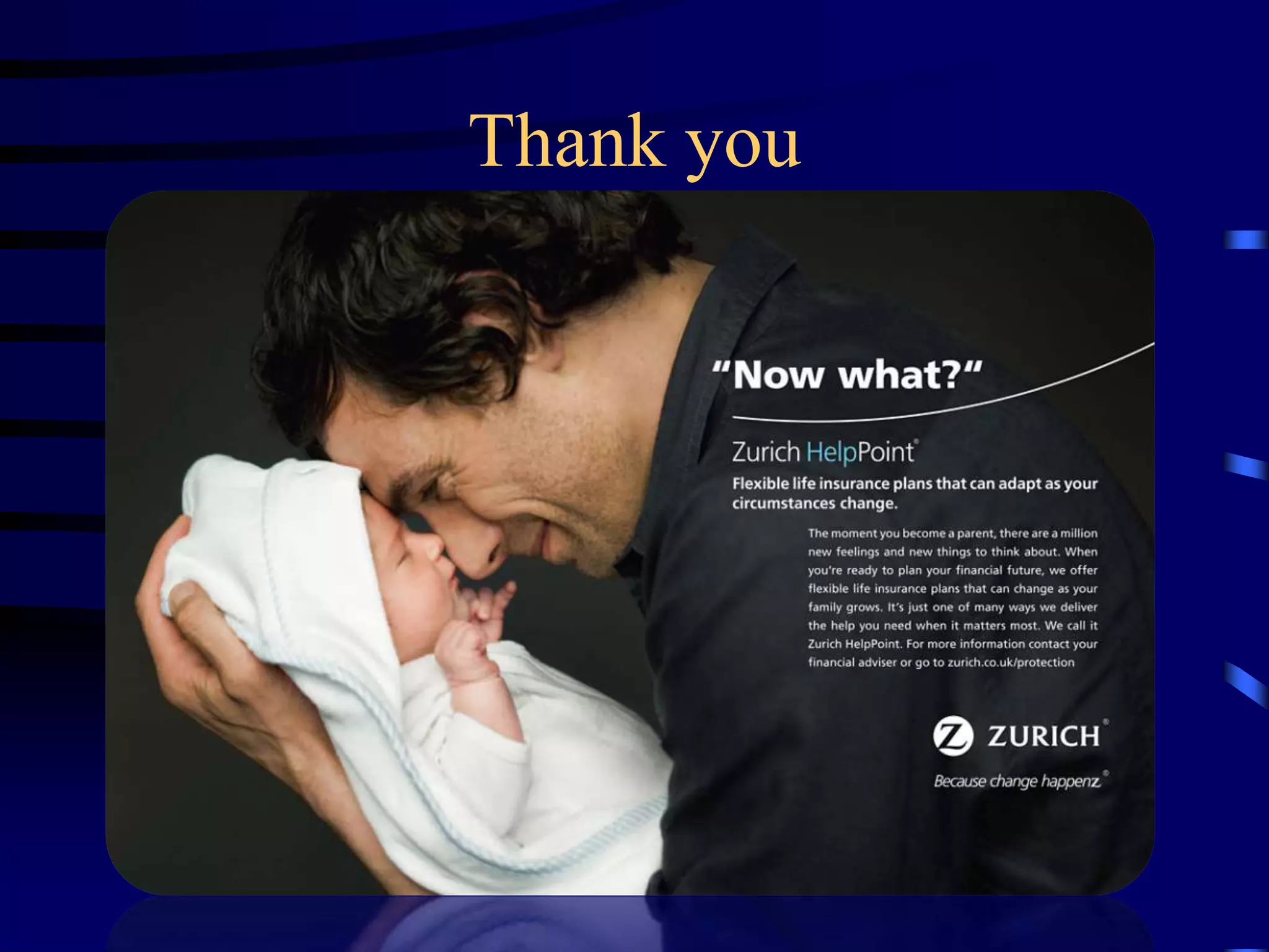 Acting presentation about Zurich insurance use only in class | PPT
