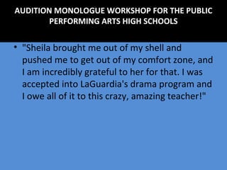 Acting Schools Ny | PPT