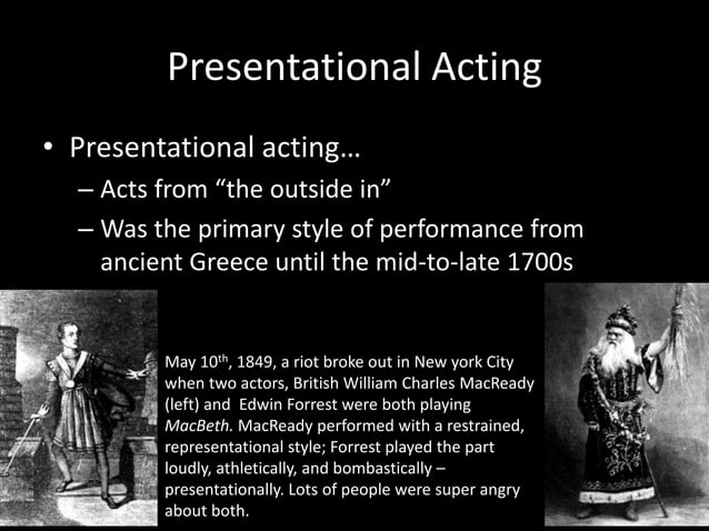 Acting | PPTX | Theater | Fine Art